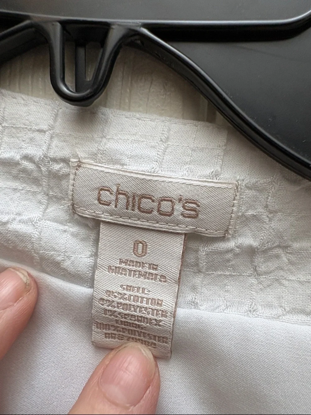 Chico's | Jackets & Coats | 2 Chicos Jacket White Textured Openfront ...